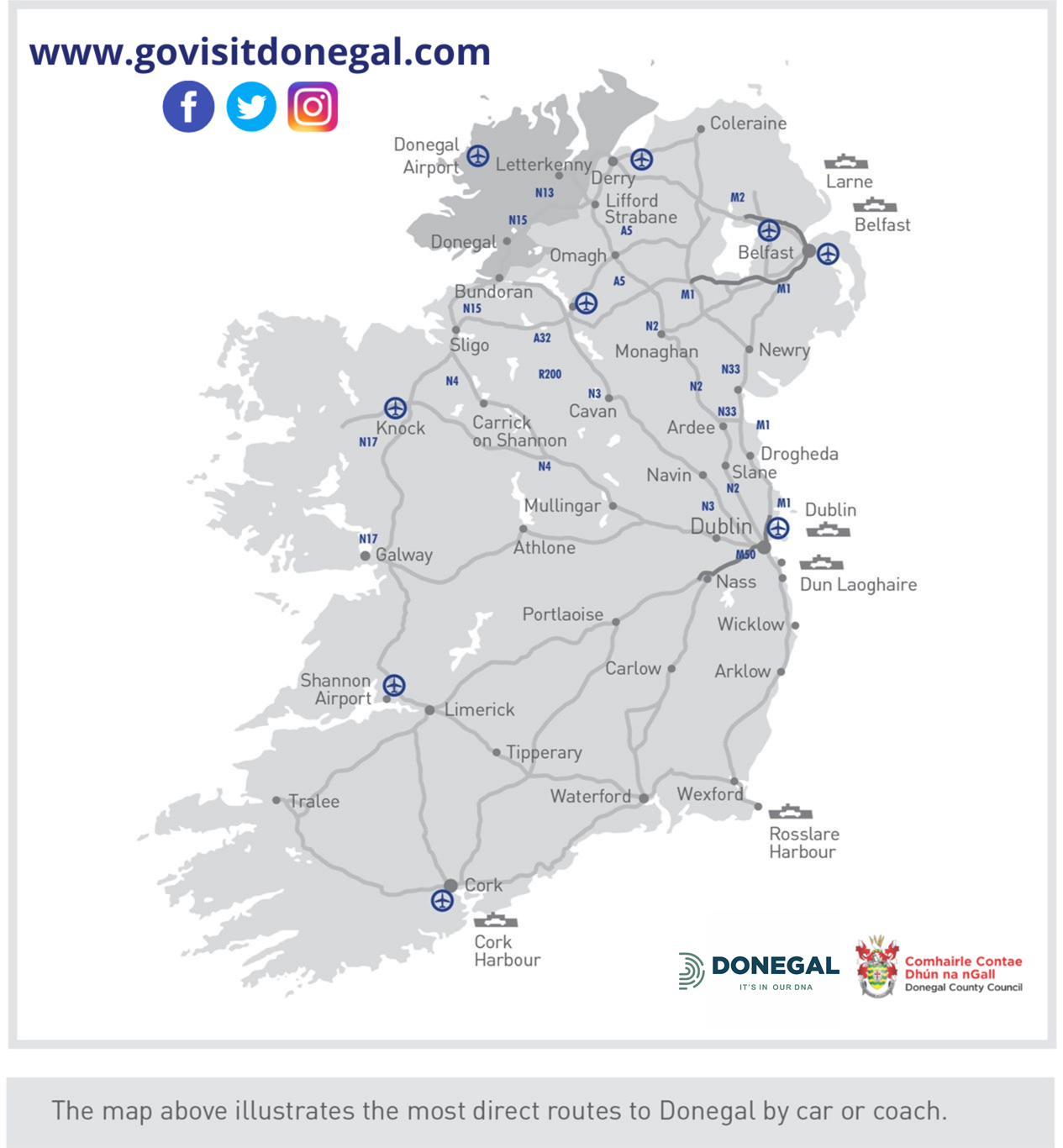 Getting Here | Visitor Information | Go Visit Donegal